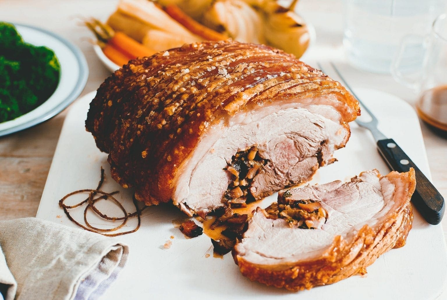 Pork Shoulder stuffed with Pear & Parmesan | SA Pork | Taste the ...