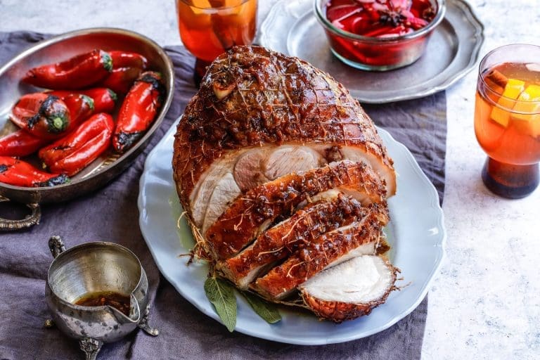 Crispy Pork Leg Roast with Tomato Jam Glaze • SA Pork