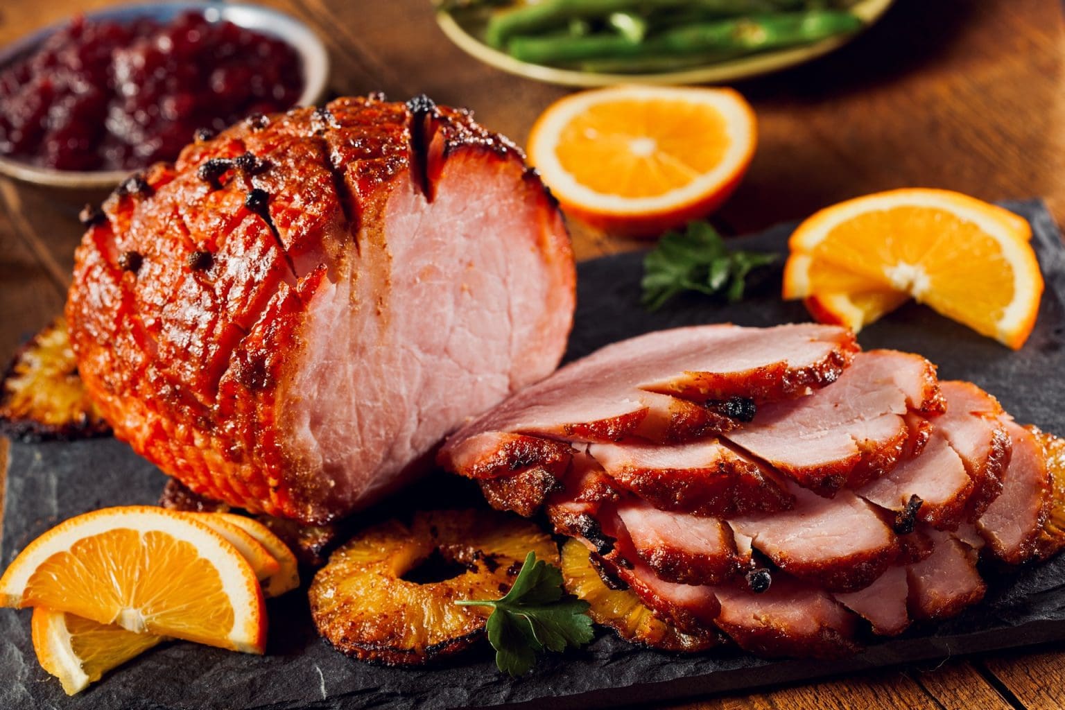 Honey-orange glazed gammon • SA Pork