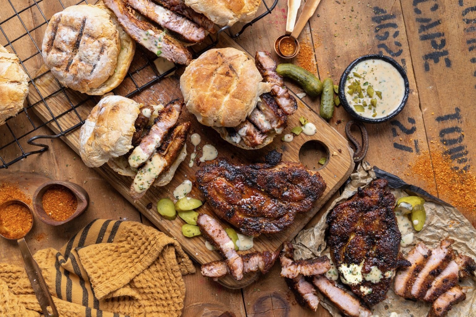 The easiest and most delicious rolled pork neck and veg roast • SA Pork